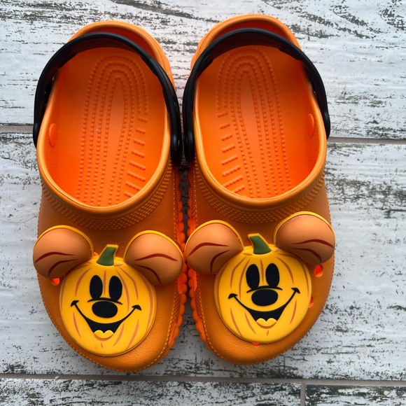 CROCS | Shoes | Orange Halloween Mickey Mouse Crocs | Poshmark